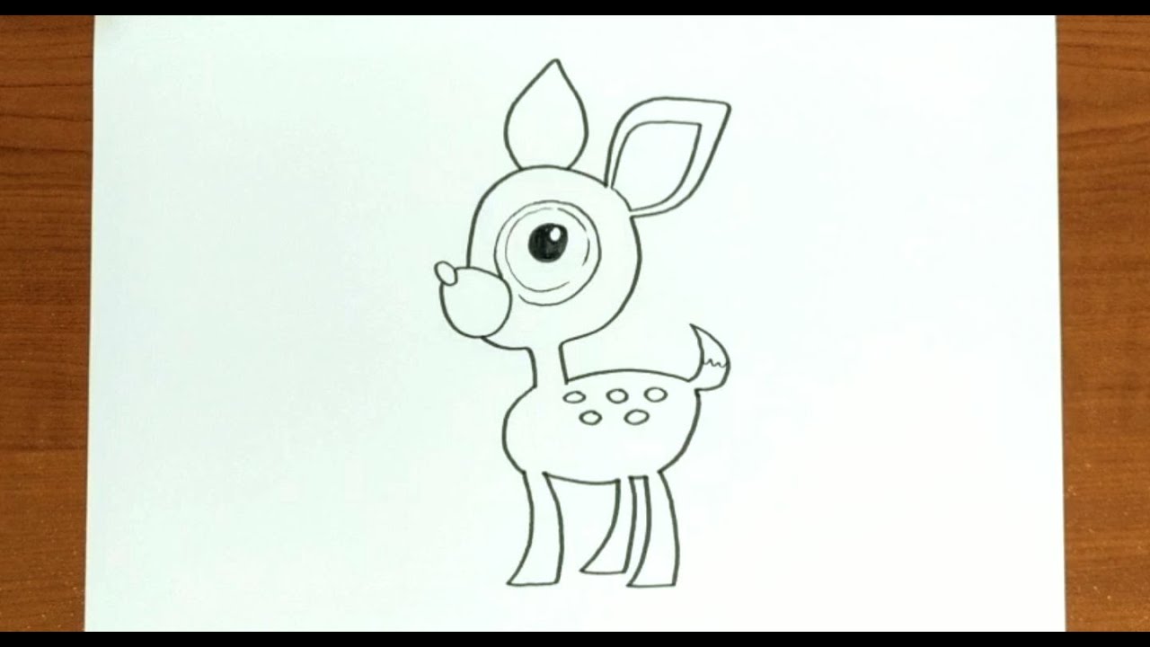 How To Draw DEERY.LOU FROM SANRIO CHARACTERS Step by Step - YouTube