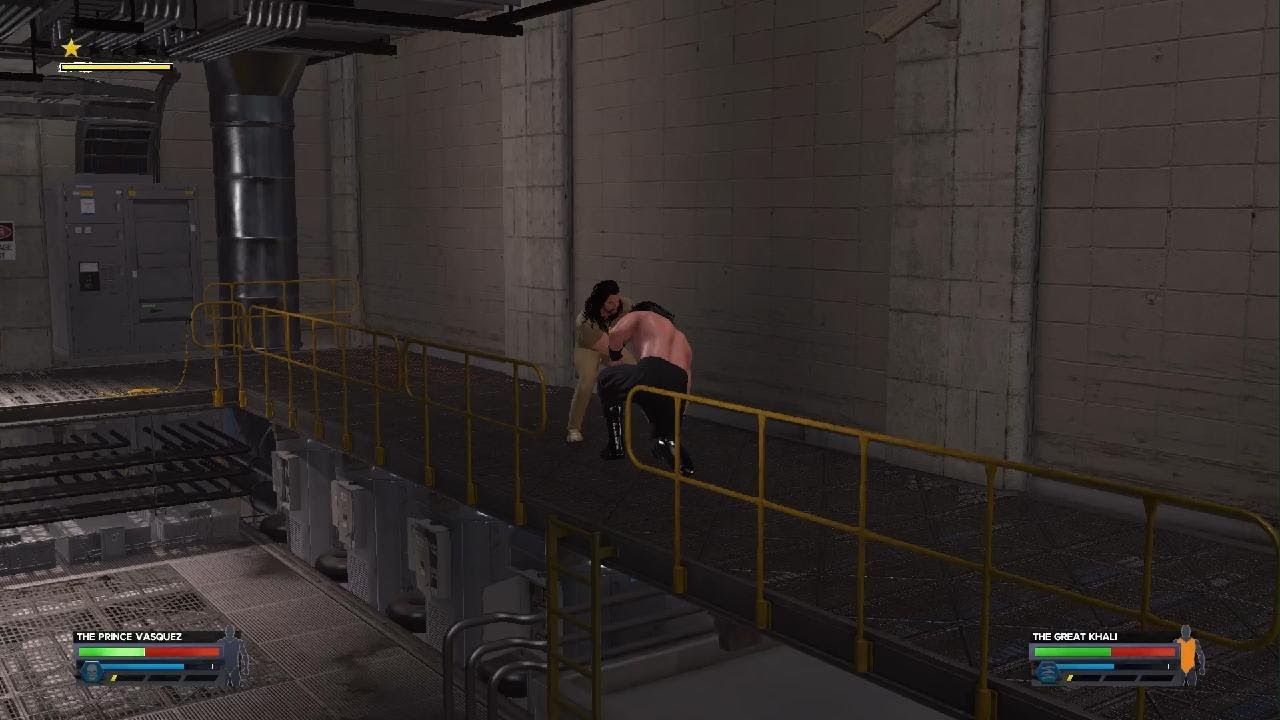 WWE 2K24_lucha completa de The prince vasquez VS The Great khali - YouTube