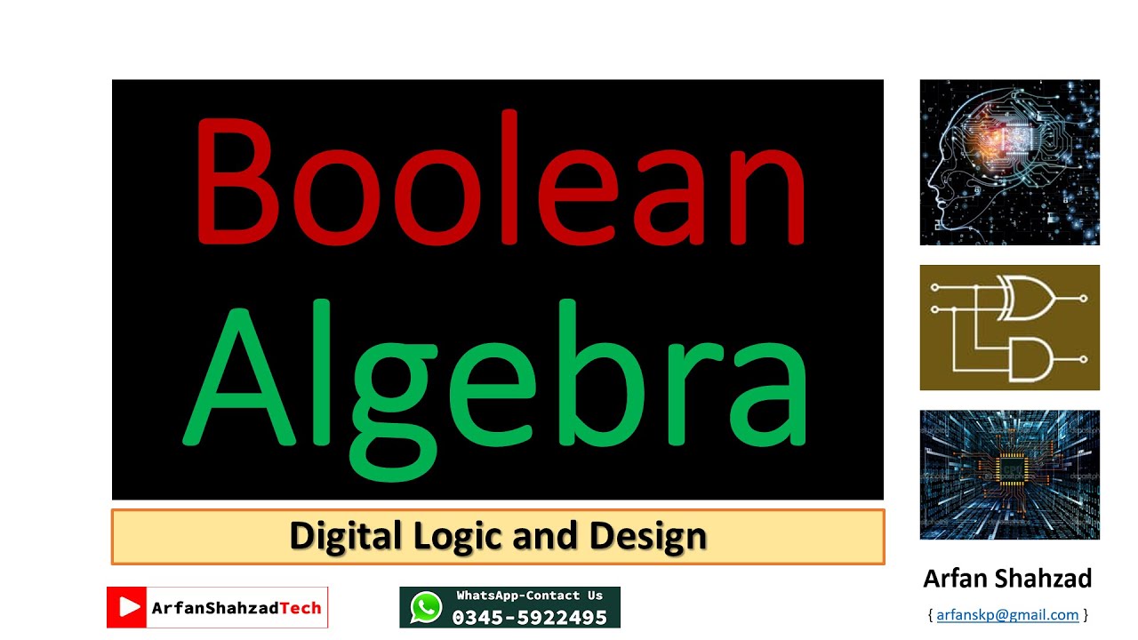 DLD (4): Boolean Algebra by Arfan Shahzad - YouTube