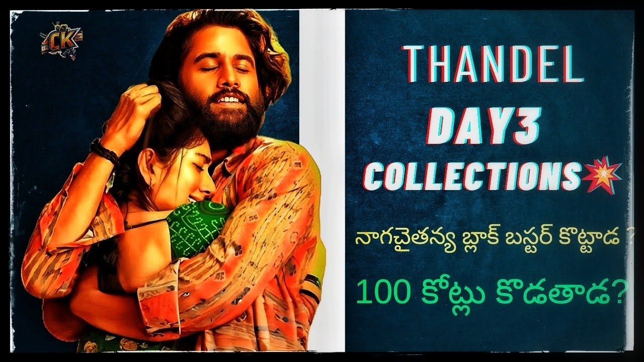 Thandel Day 3 Collections (Worldwide)42Cr💥I Thandel Boxoffice ...