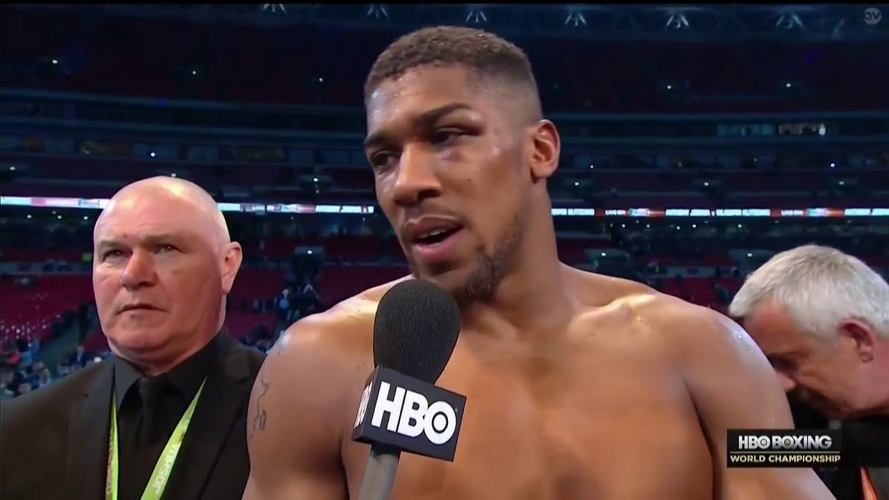 Anthony Joshua vs Klitschko Post Fight Interview with Max Kellerman ...