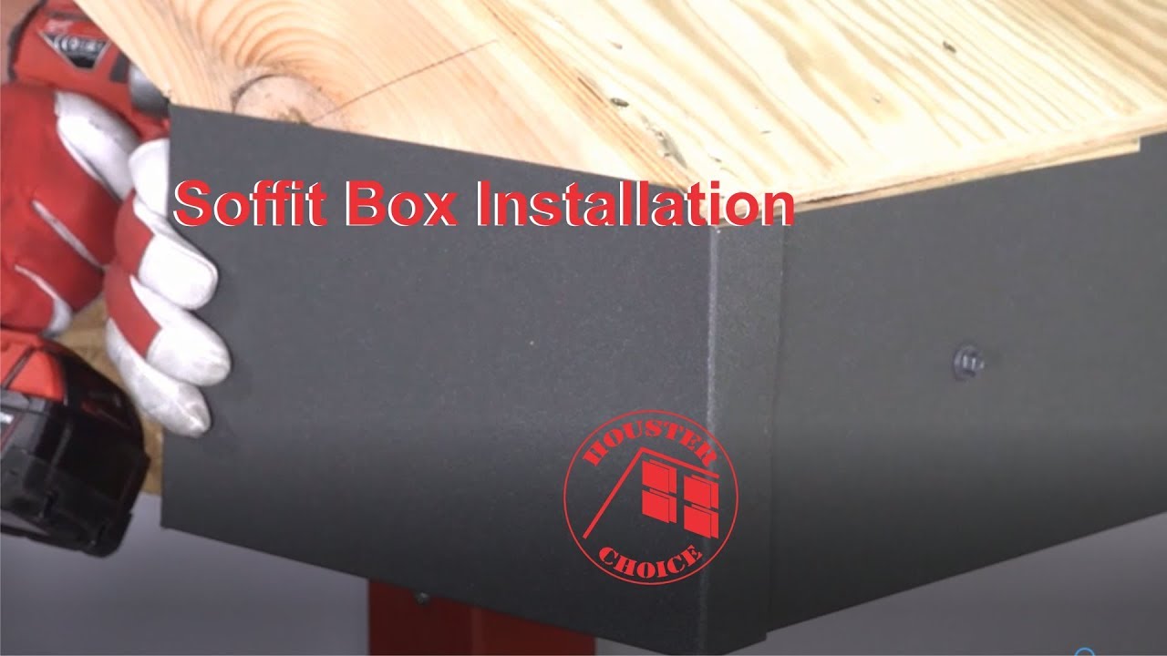 Soffit Box Installation - YouTube
