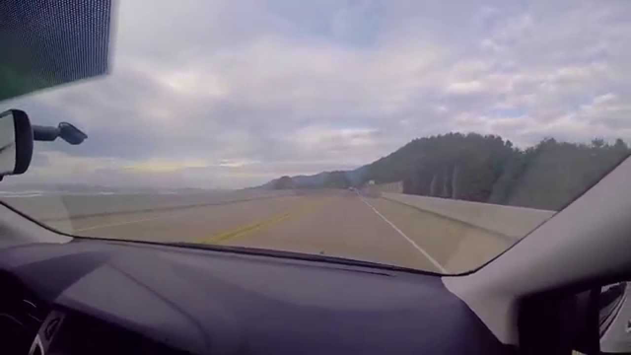 Driving Oregon Coast Highway Route 101 Pacific Coast Scenic Byway - YouTube
