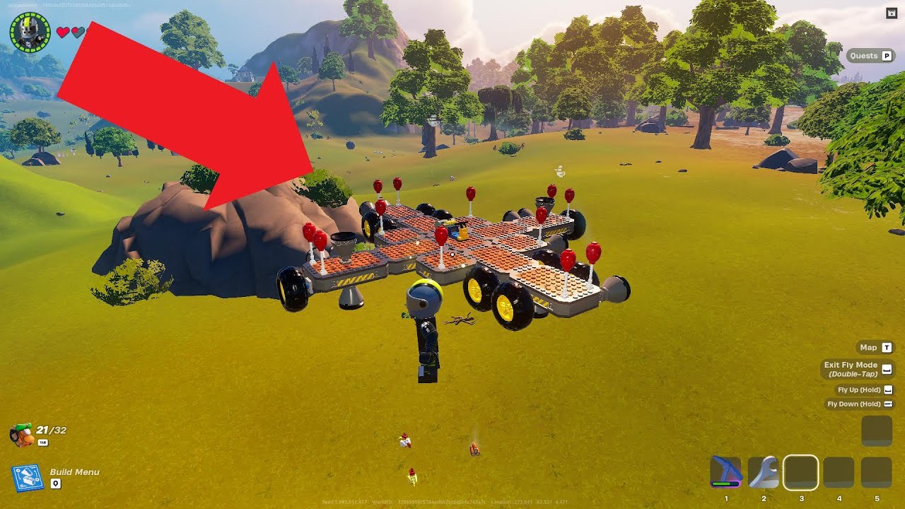 How to build an Airplane in Lego Fortnite - YouTube