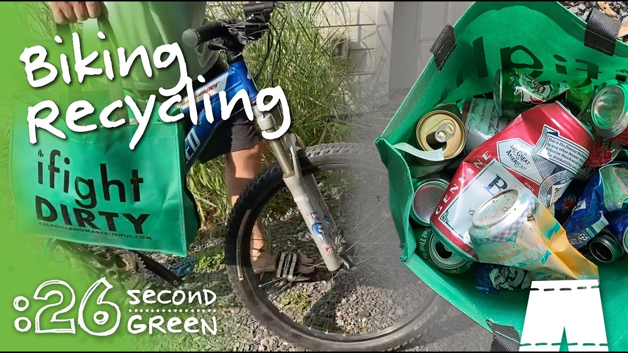 Biking For Cans | How To Recycle While You Ride - YouTube