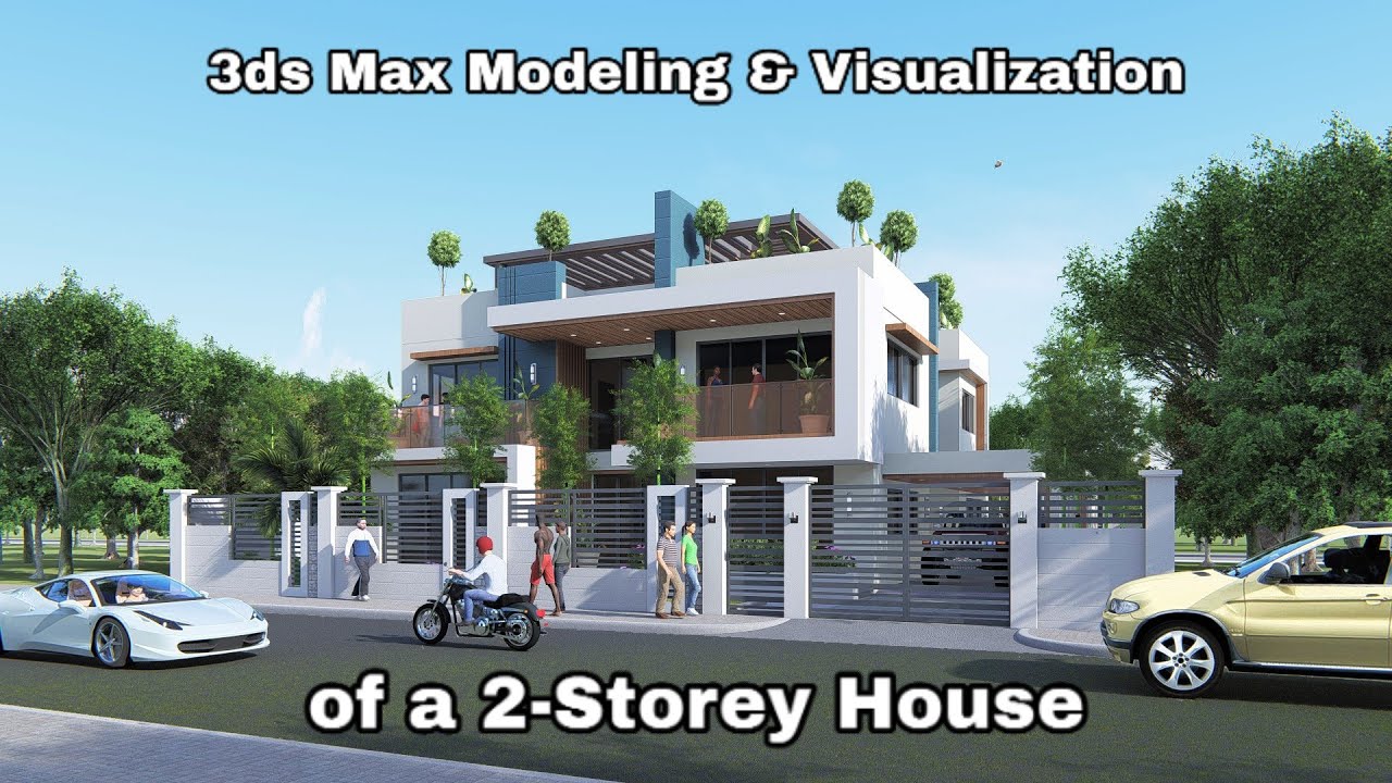 A Two-Storey Luxury House, Walkthrough Exterior Presentation - YouTube