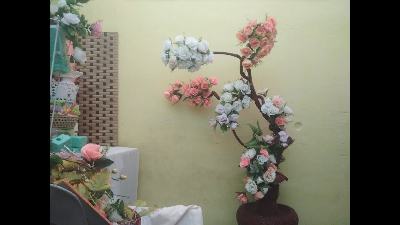 Flower Arrangements with Tree Roots - YouTube