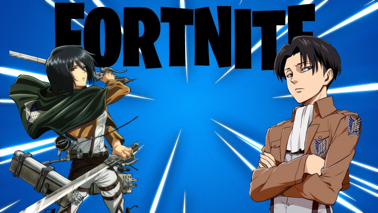 Fortnite (Attack on Titan) Trailer: Mikasa & Levi Ackerman!! | Chapter ...