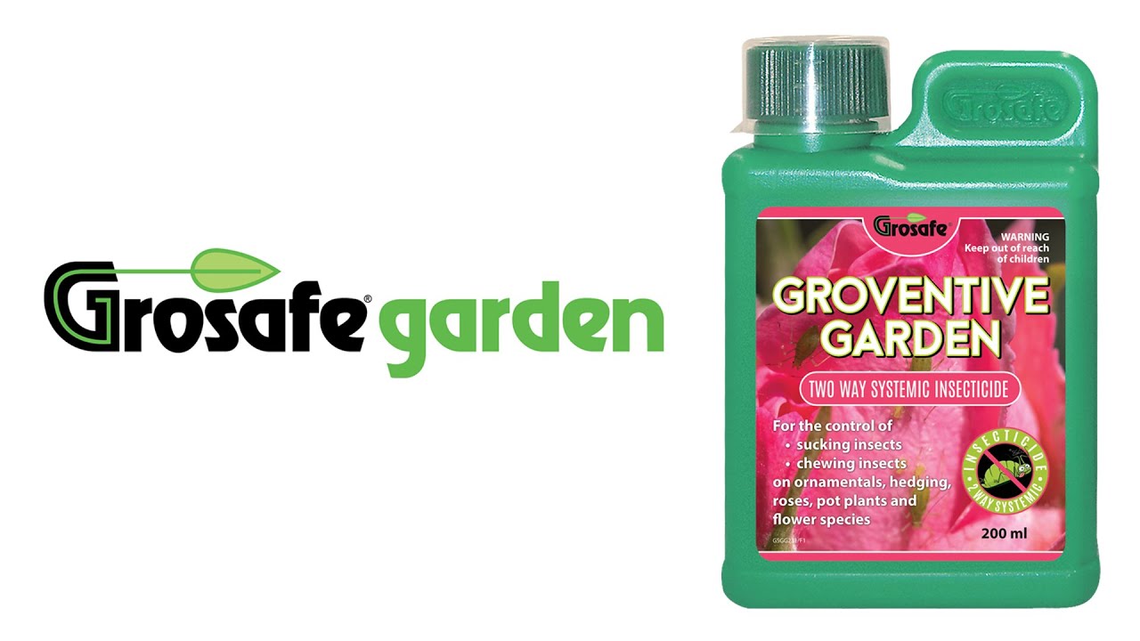 New Product from Grosafe. GroVentive Garden systemic insecticide - YouTube