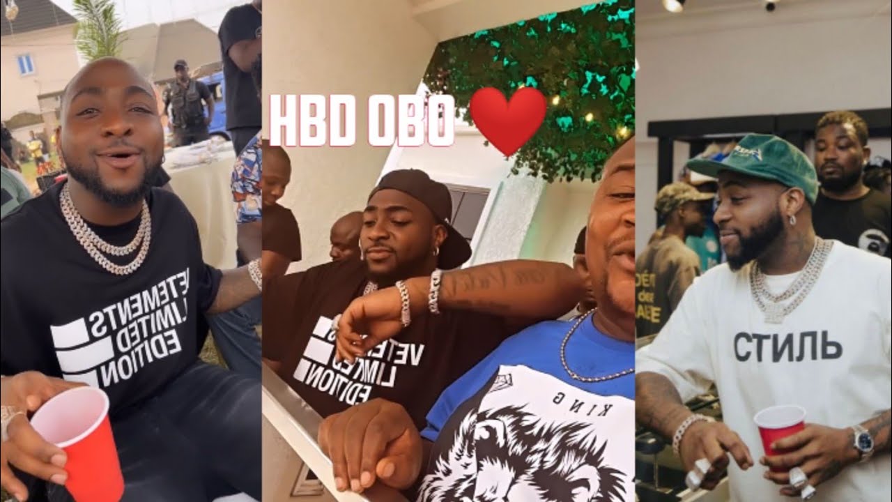 Top Celebrities and 30bg Gang Outside as the Celebrate Davido 30th ...