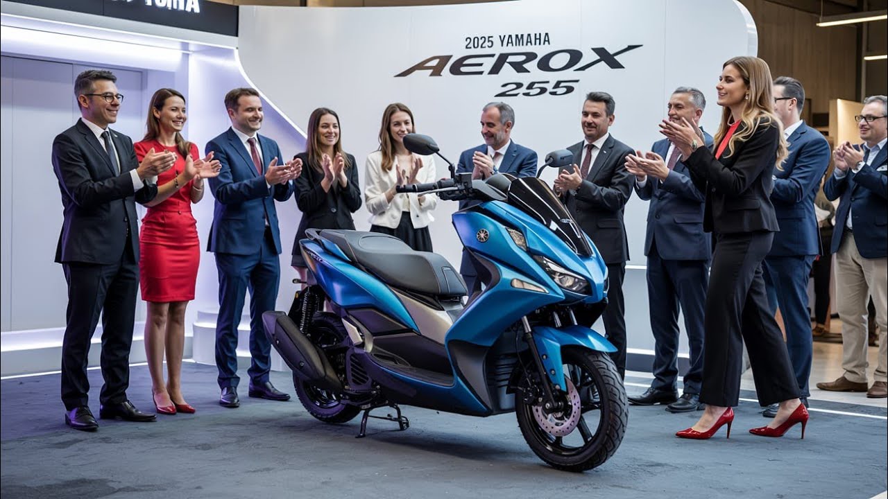 2025 Yamaha Aerox 255 LAUNCH: The Scooter Revolution Begins! - YouTube