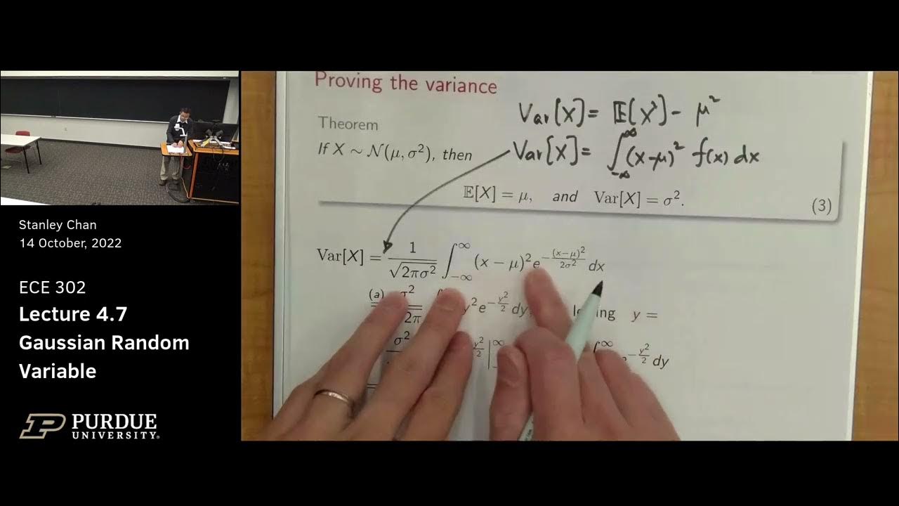 Lecture 19 Gaussian Random Variables - YouTube