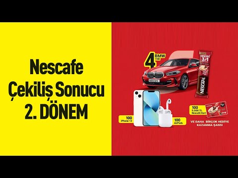 Nescafe Çekiliş Sonuçları 2.Dönem 28 Aralık 2022