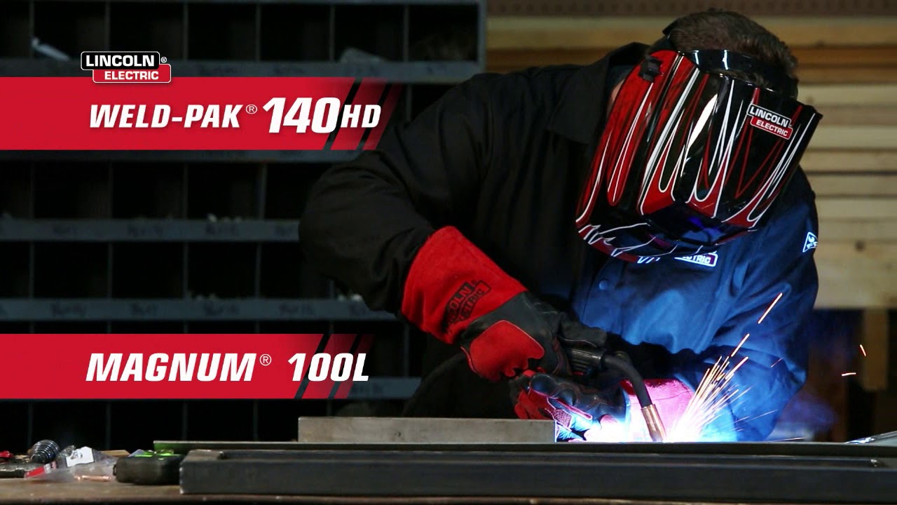 WELD-PAK® 140HD MIG Welder Lincoln Electric - YouTube