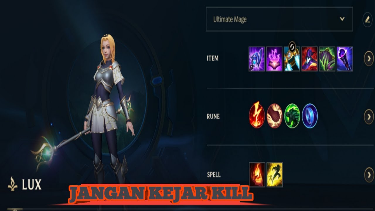 Lux mid line - League of legends : wild rift - YouTube