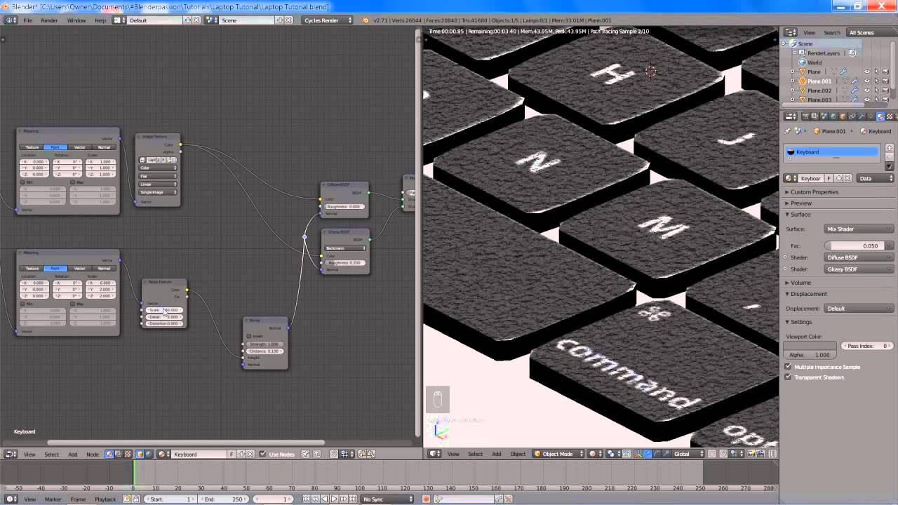 Creating a Laptop Blender Tutorial - YouTube