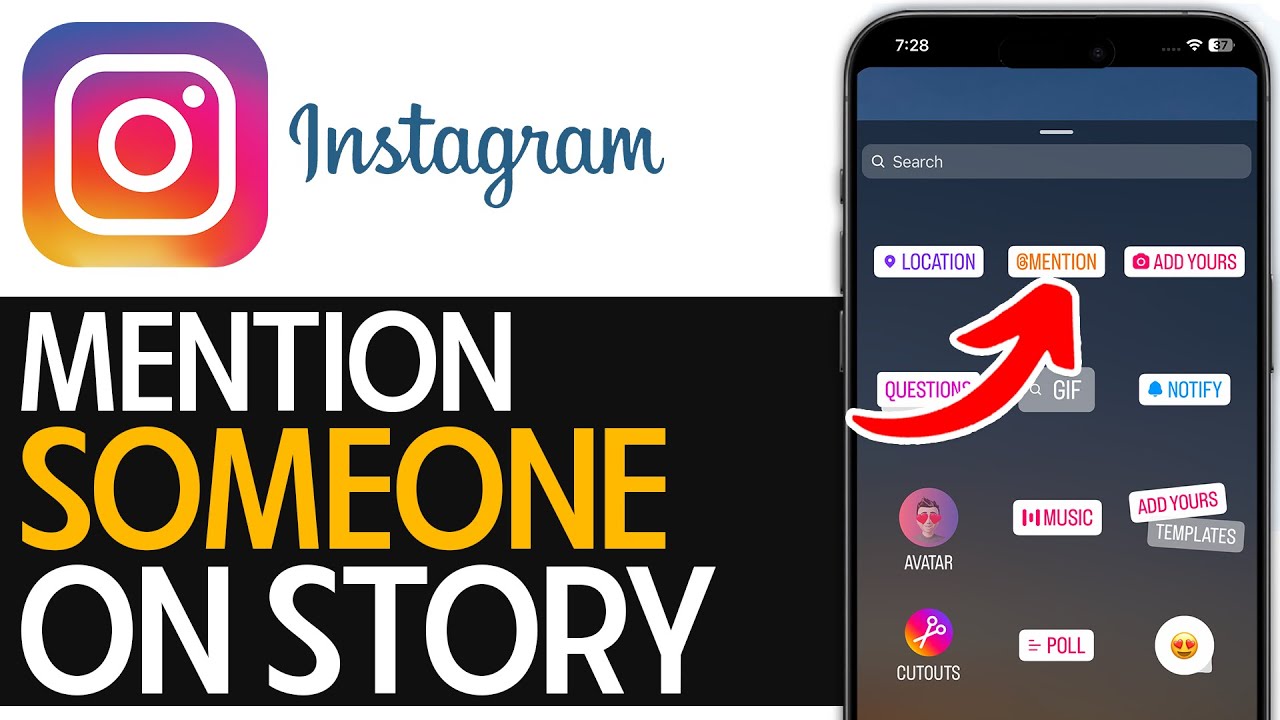 How to Mention Someone on Instagram Story (2024) | Tag Someone in Your ...