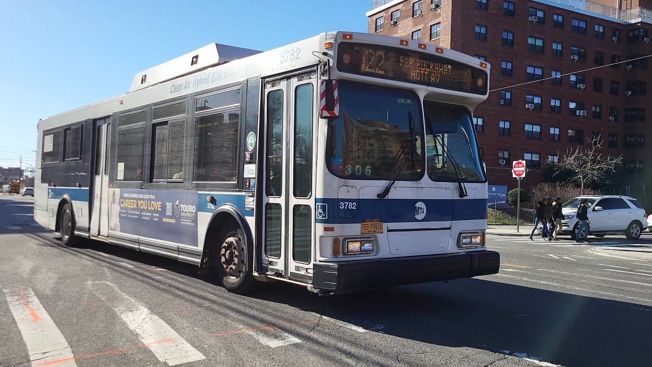 MTA Bus: 2007 Orion VII Old Gen Hybrid 3782 On The Q22 @ Beach Channel ...