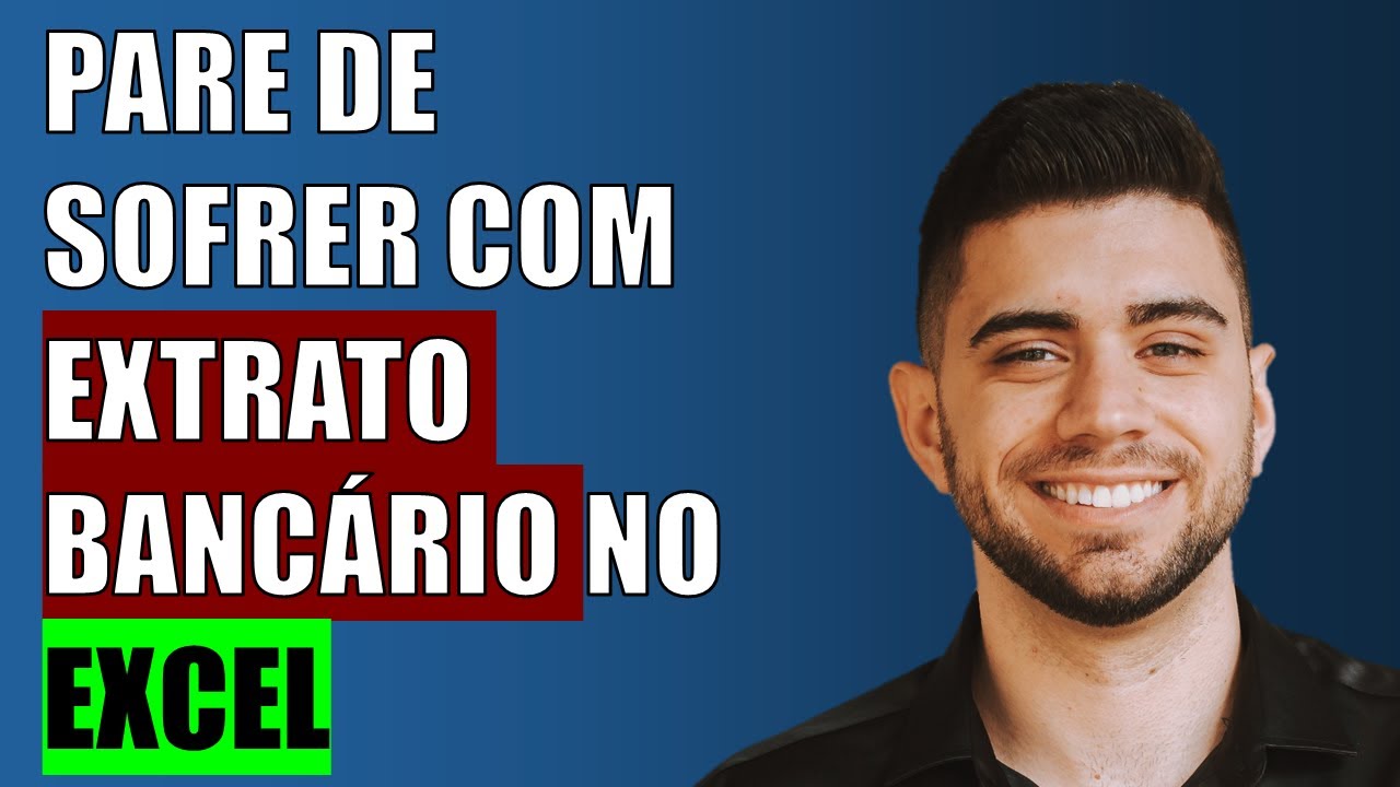 COMO TRABALHAR COM EXTRATOS BANCÁRIOS EM PDF NO EXCEL - YouTube