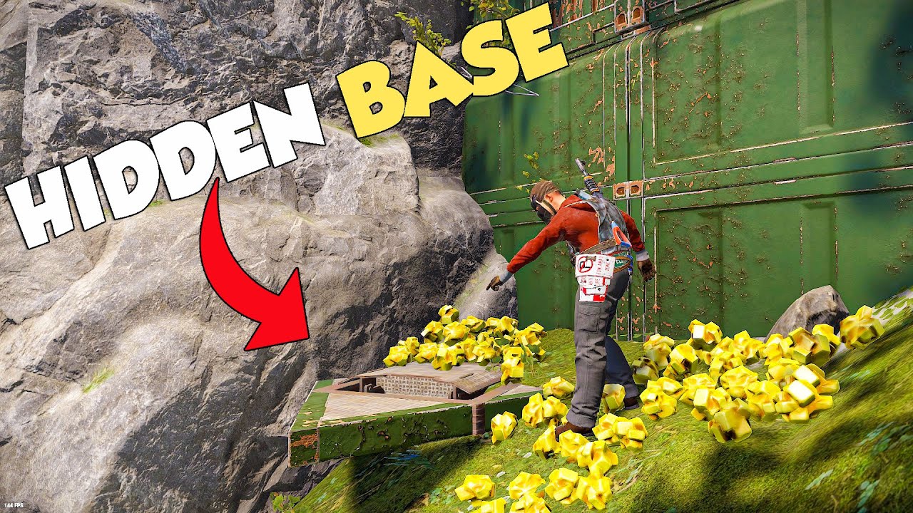 My Hidden Solo Base gave me UNLIMITED SULFUR - Rust solo - YouTube