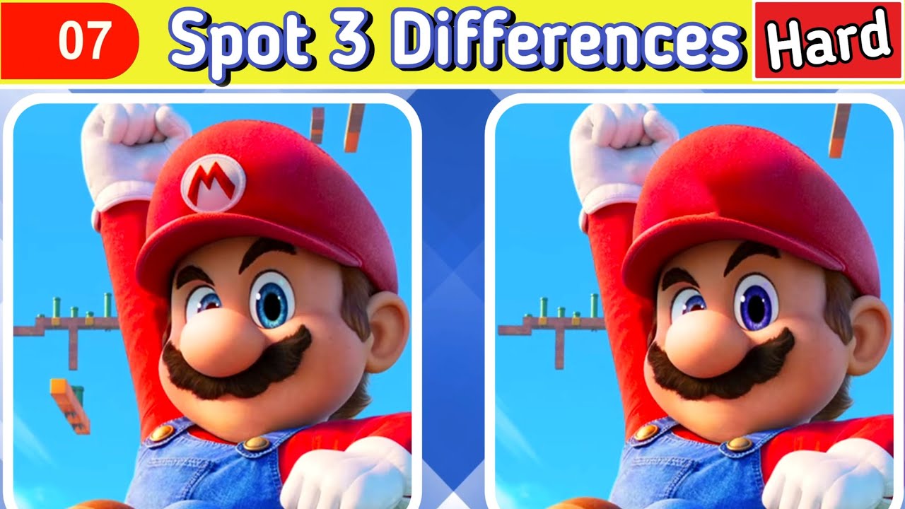 ️ Spot the Differences ️ Super Mario bros. 🍄 - YouTube