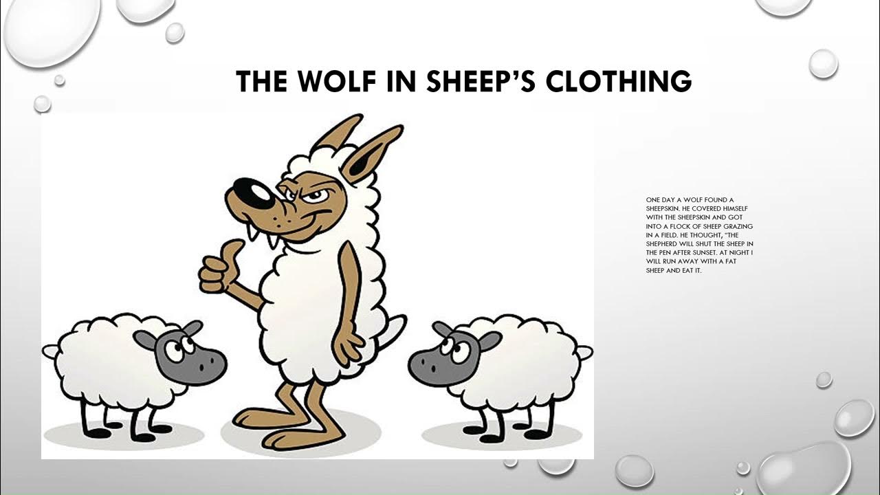 The Wolf In Sheep's Clothing story in english - YouTube