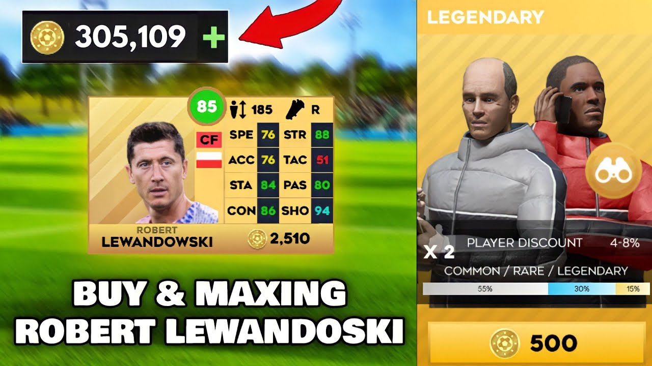 DLS 23 | Buy Lewandowski and Maxing | Dream League Soccer 2023 - YouTube