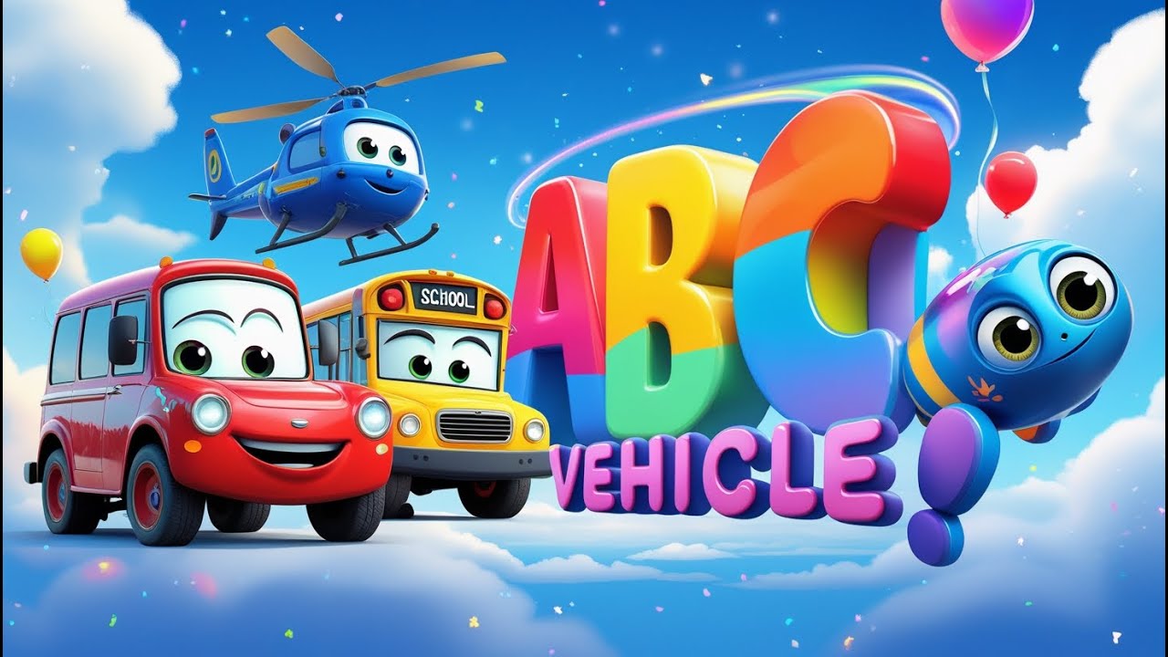 A to Z Vehicles ABC Song 🚗 ️ | Learn Alphabet with Cars, Trucks & More ...