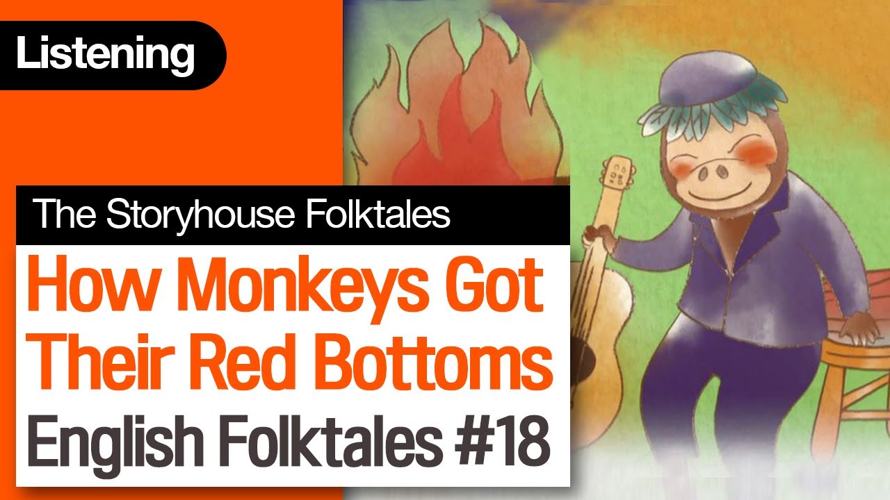 [English Story] How Monkeys Got Their Red Bottoms | English Folktales ...