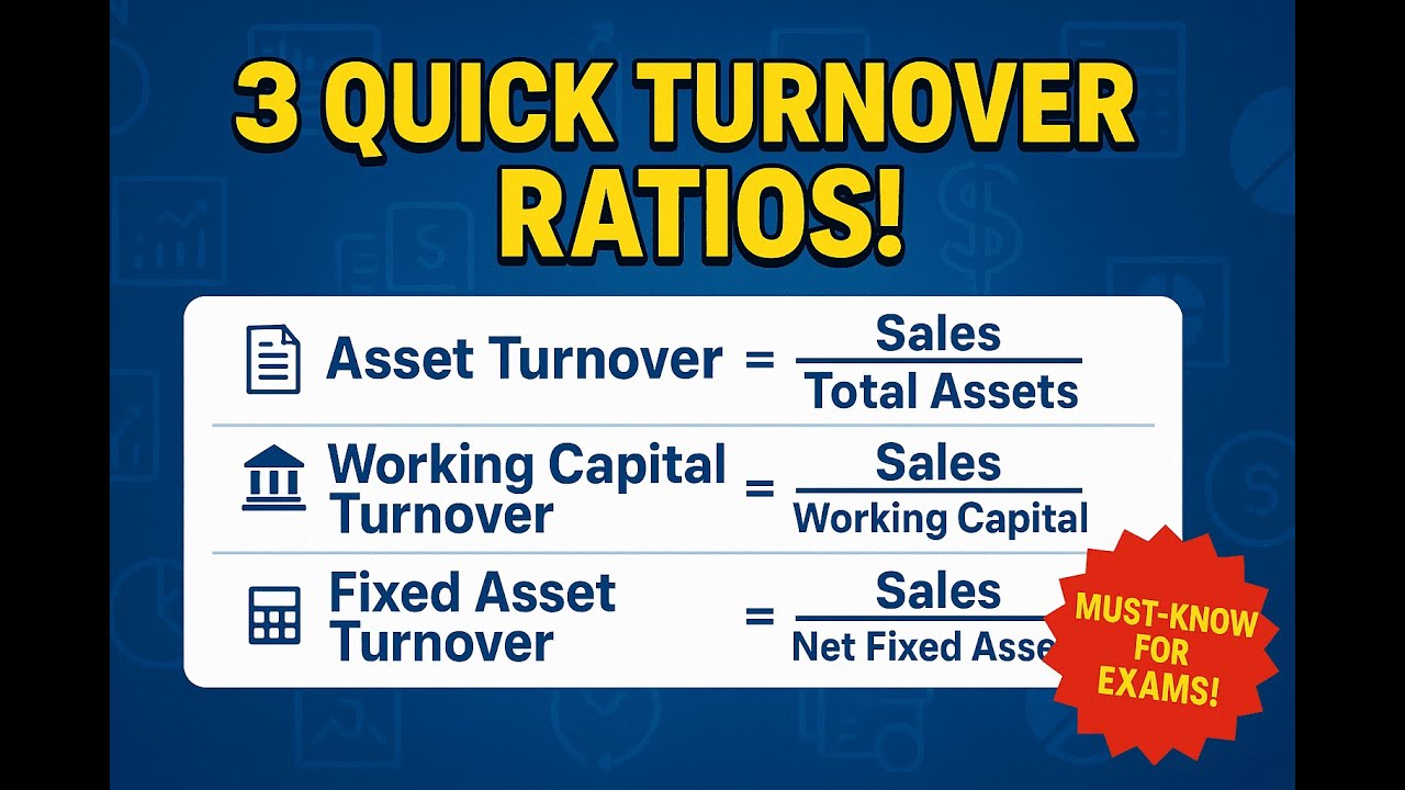 US - CMA Part 2 Live revision Ratios Analysis #cma #exam #study # ...