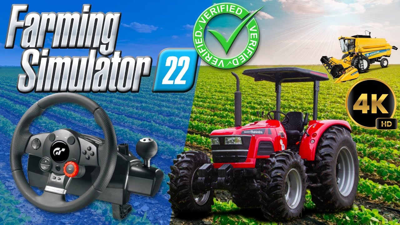 Teste Volante Logitech Driving Force GT Farming Simulator 22 - YouTube