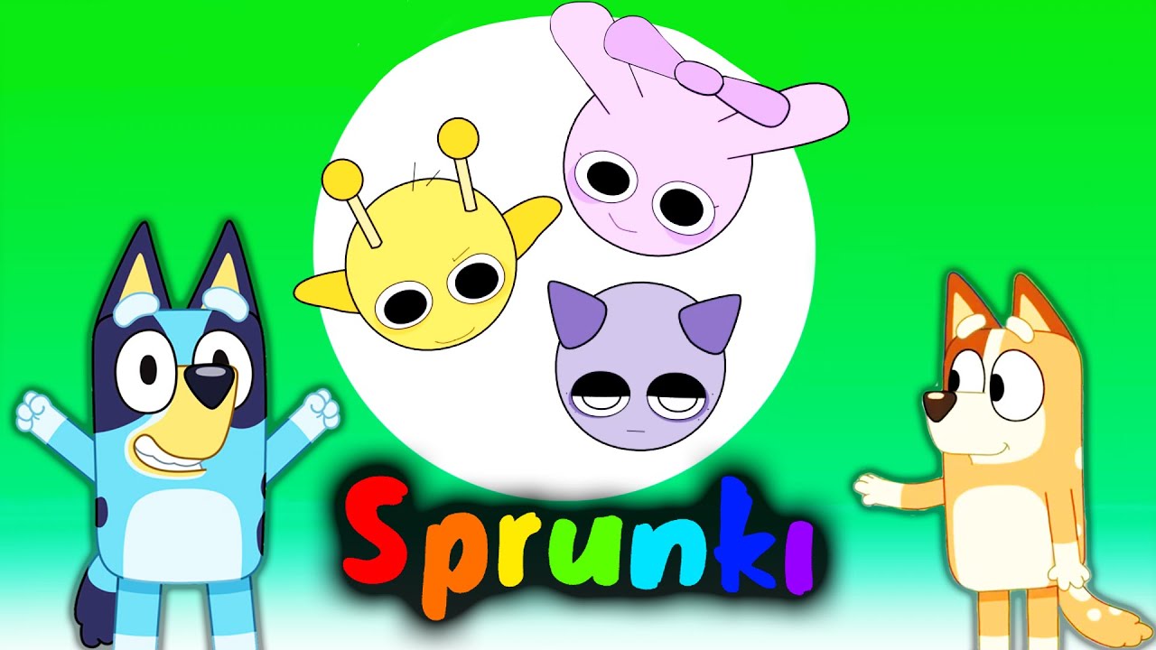 Bluey & Bingo play Sprunki Incredibox! - YouTube