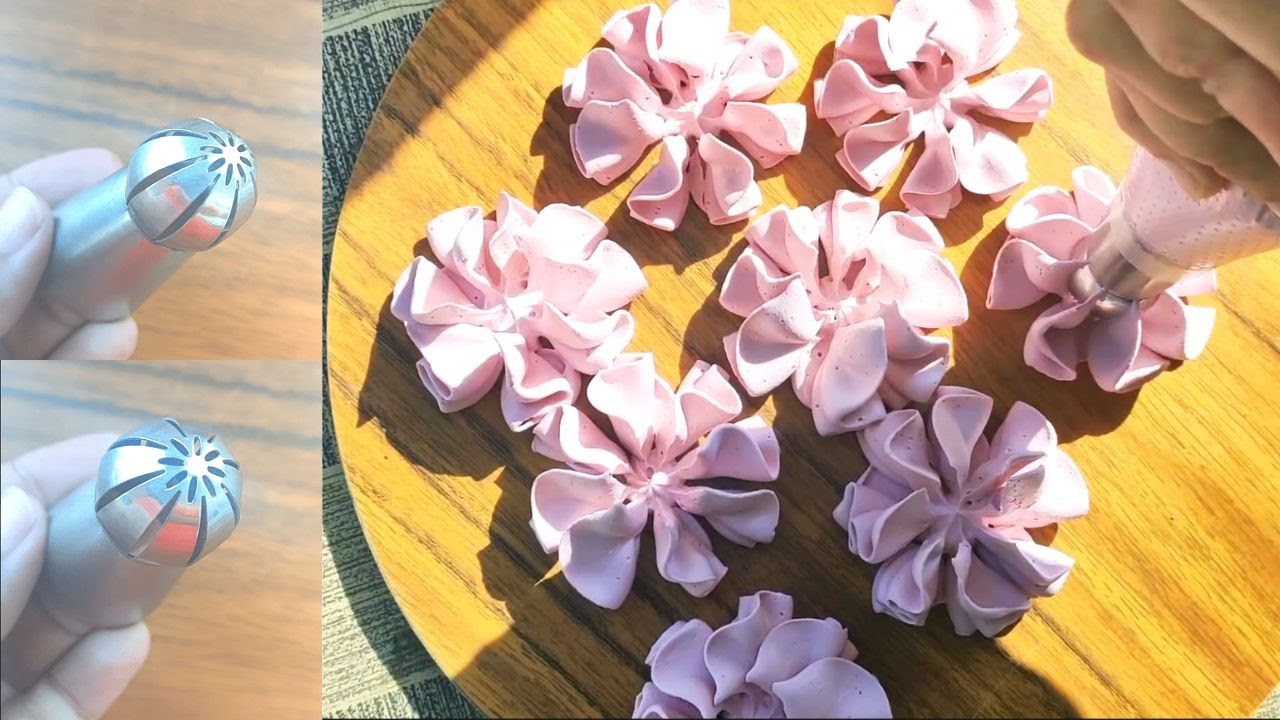 Russian ball piping tip with star on tip - How to make it look pretty ...