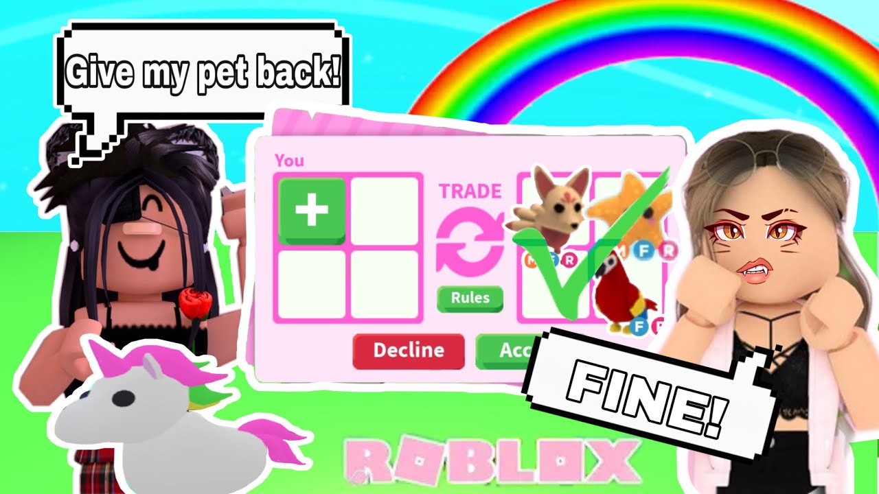 HOW to APPROACH and RESPOND To a SCAMMER in ADOPT ME 🤯🤩 | prevent scams ...