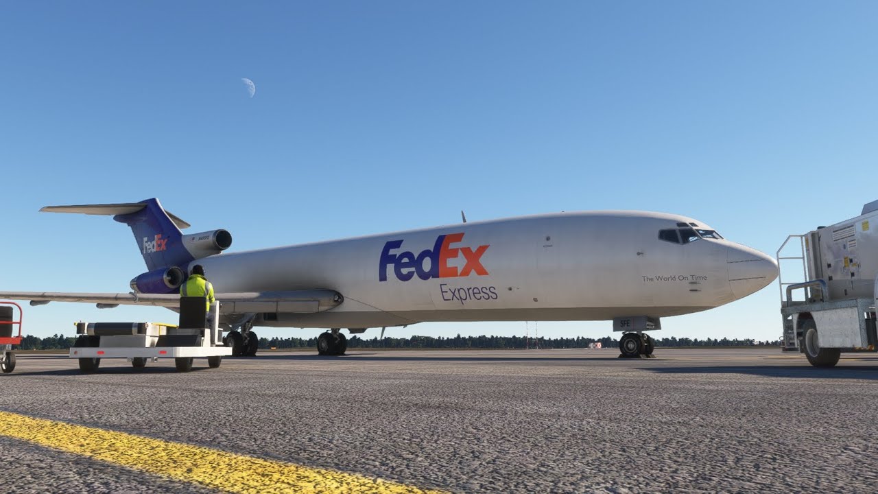 Livestream learning to navigate the FSS Boeing 727F Microsoft Flight ...