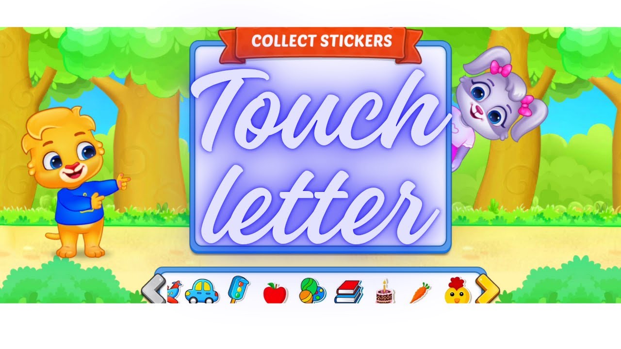 Touch Letter Capital and Small letter - ABC Kids | My Kindergarten | # ...