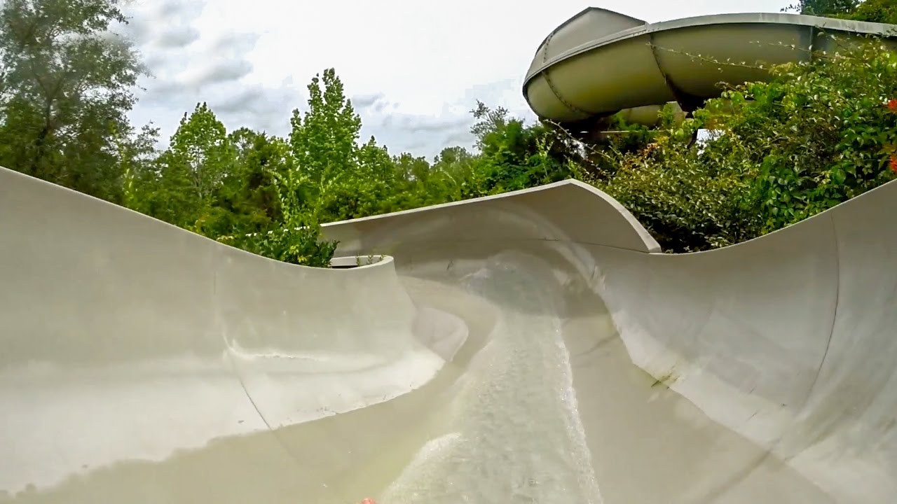 Disney's Blizzard Beach - Runoff Rapids #3 | Rafting Slide Onride POV ...