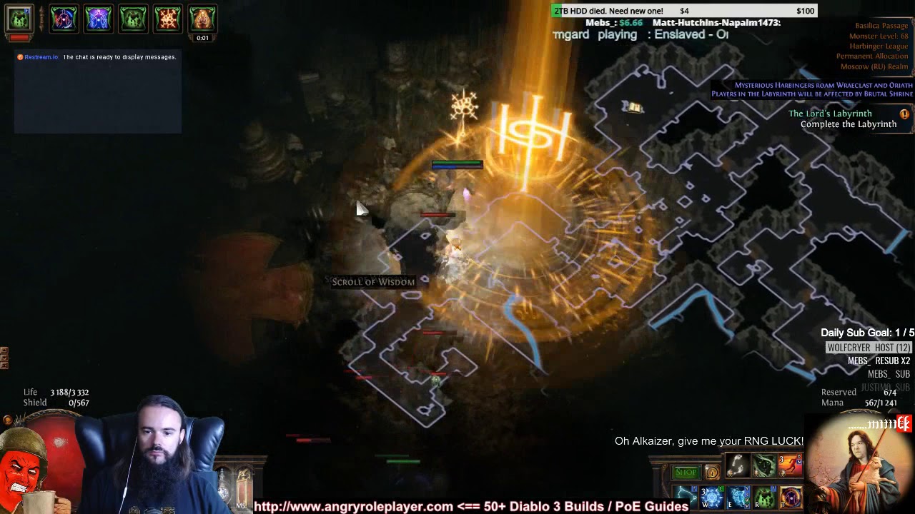 Merciless Lab EZ PZ with Frostbolt Mines! (Path of Exile Harbinger ...