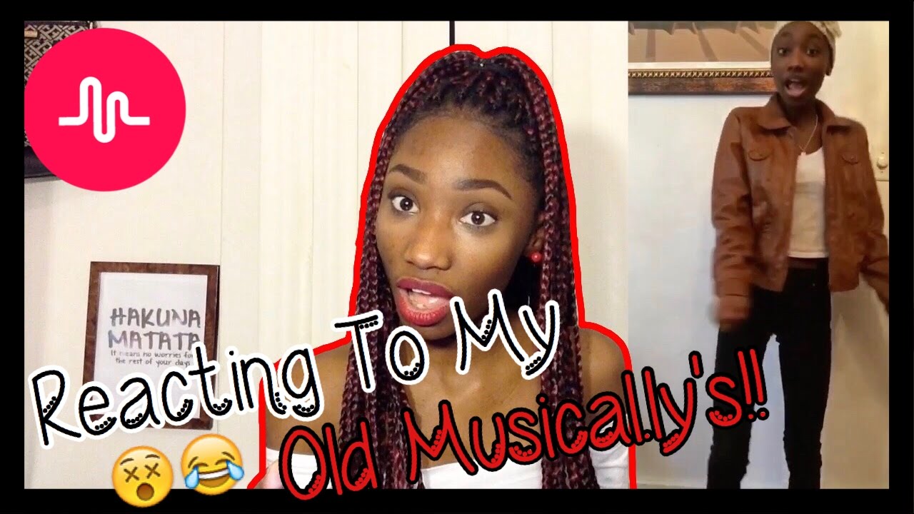 REACTING TO MY OLD MUSICAL.LY'S! - YouTube