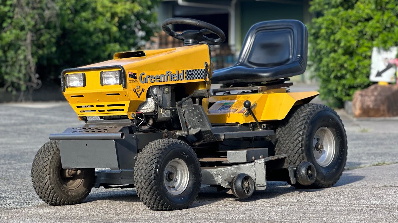 Greenfield 25hp 42inch FastCut Deluxe Walk Around - YouTube