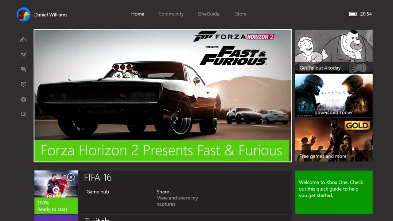 Windows 10 for xbox one guide (first looks). - YouTube