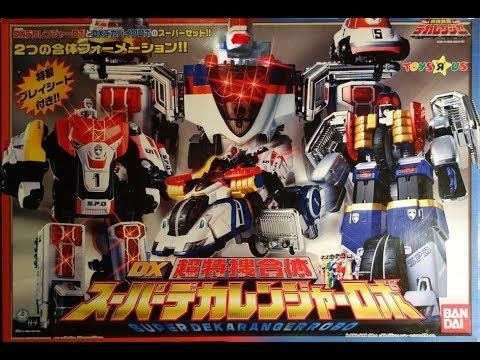 Bandai DX Super Dekaranger Robo/PR S.P.D.Delta Max Megazord Toy - YouTube