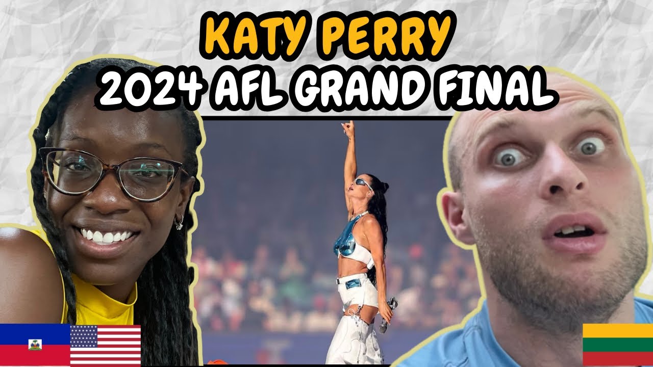 REACTION TO Katy Perry - Live Performance at 2024 Toyota AFL Grand ...