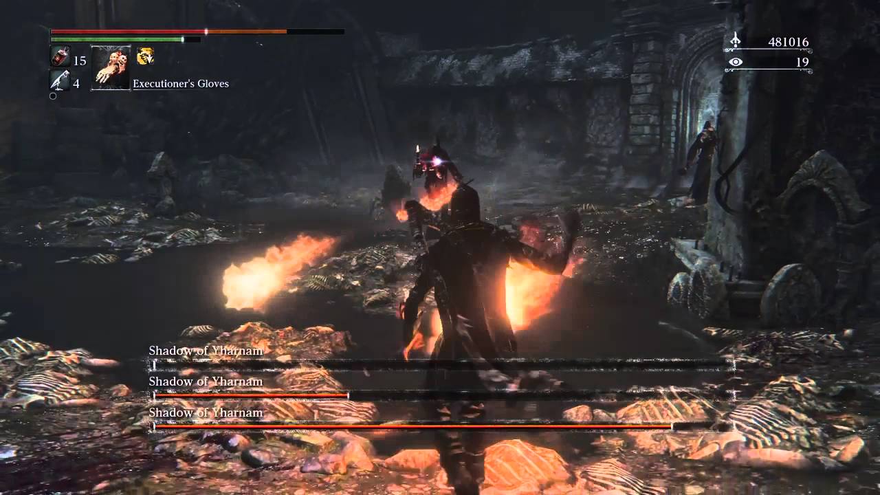 Bloodborne Shadow of Yharnam Boss Fight - YouTube