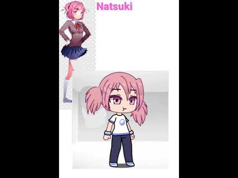 Natsuki Gacha drawing - YouTube