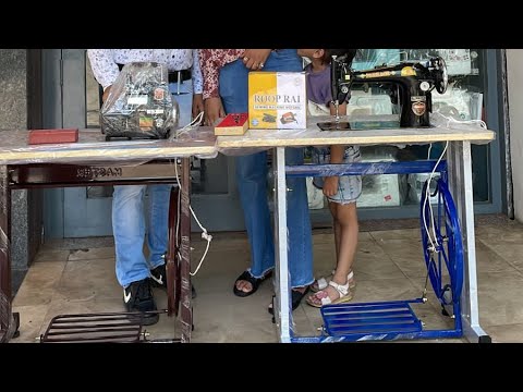 Silai Machine Stand fitting/ machine ka stand kase fit kre - YouTube