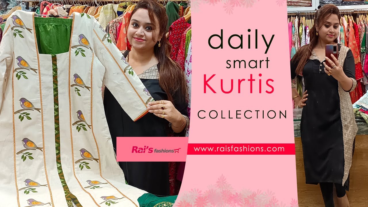 Daily Wear Smart Kurtis Collection (13th July) - 13JLE - YouTube