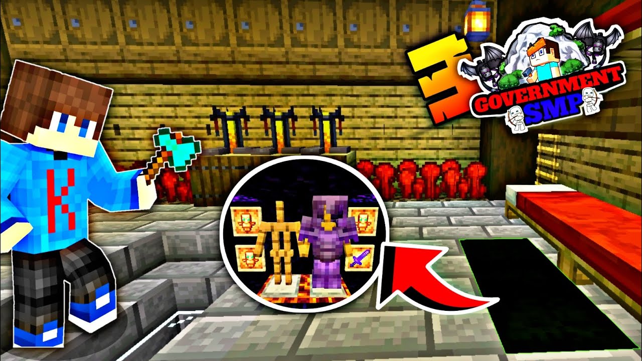 MY SECRET WAR BUNKER IN GOVERNMENT SMP 🤫 || MINECRAFT - YouTube