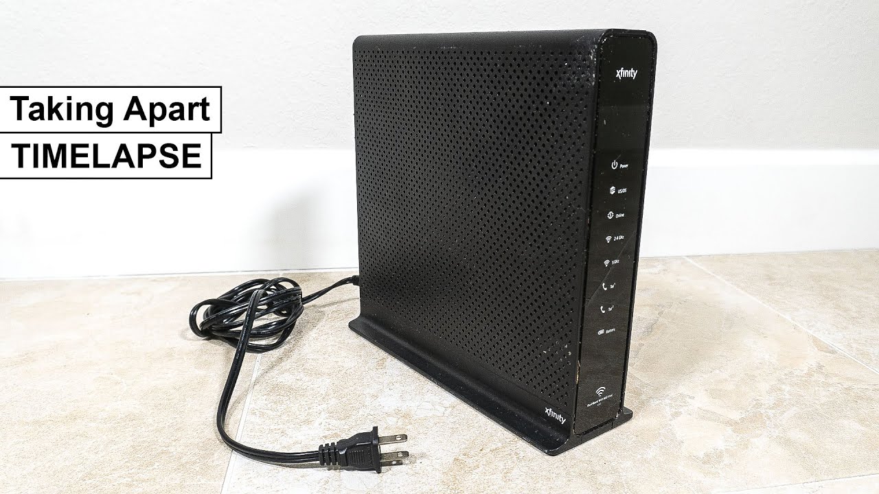 TIMELAPSE Taking Apart Arris Modem for Xfinity Internet - Scrapping ...