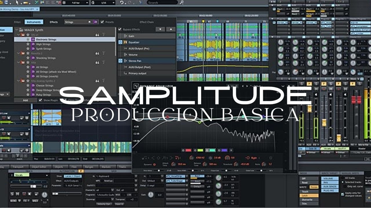 PRIMEROS PASOS DE PRODUCCION EN SAMPLITUDE X8 - YouTube